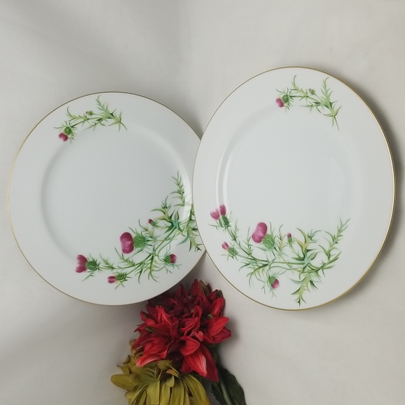 Craftsman China | Dining | Craftsman China Thistle Dinner Plates | Poshmark